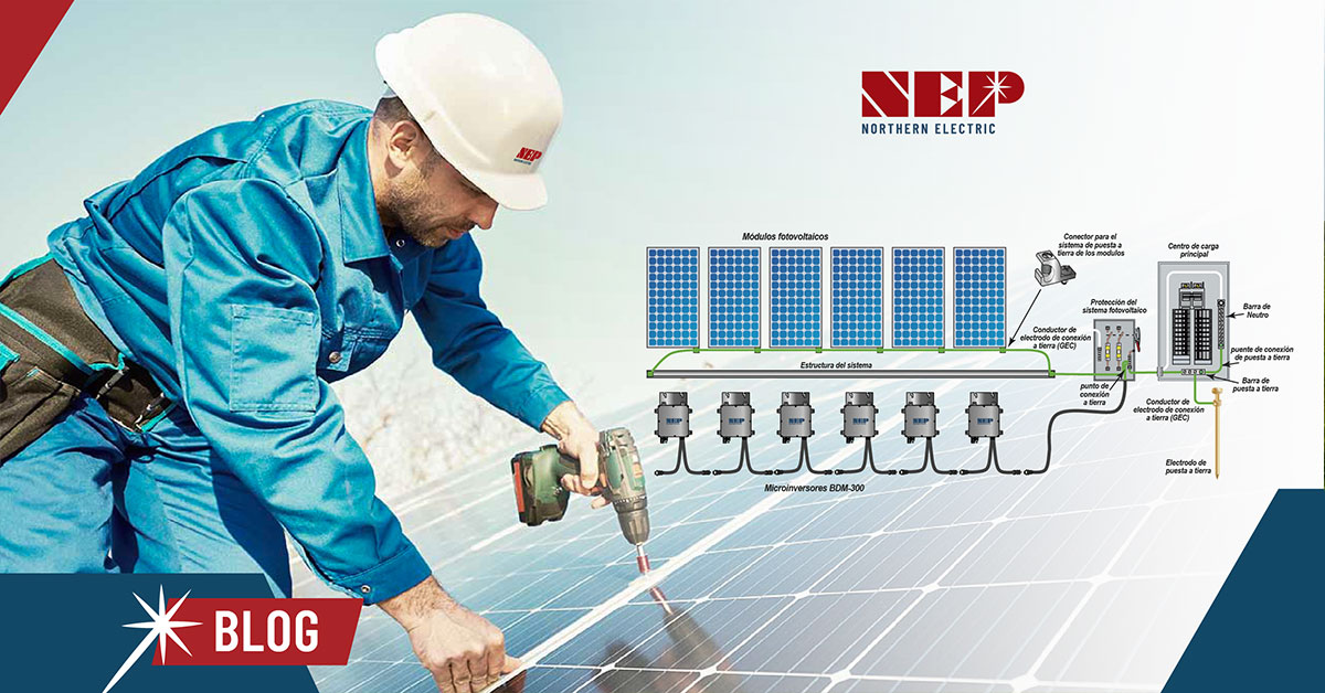 Methods of photovoltaic arrays for ground connection: EGC and WEEBs